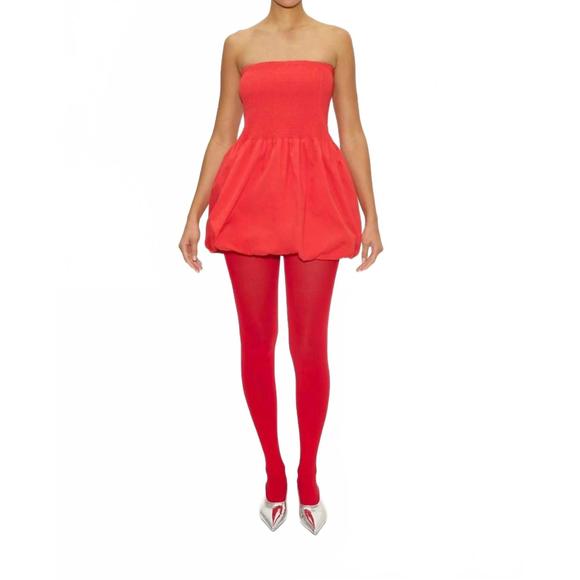 Simon Miller | Dresses | New Simon Miller Via Smock Mini Dress In Red ...
